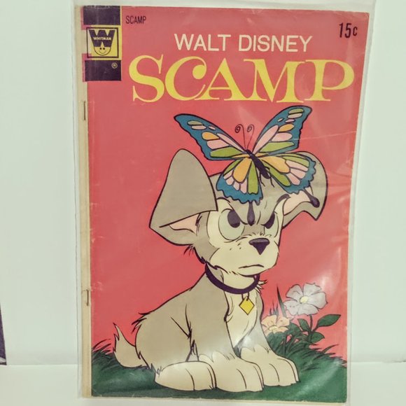 Whitman | Accents | Whitman Comics Walt Disneys Scamp No8 972 | Poshmark